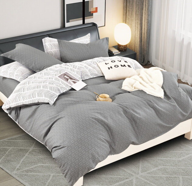 Постельное белье Розовые сны, 2спальный с простыней на резинке 180*200, сатин, хлопок, с наволочками 50х70, СК-806-2сп-50-180