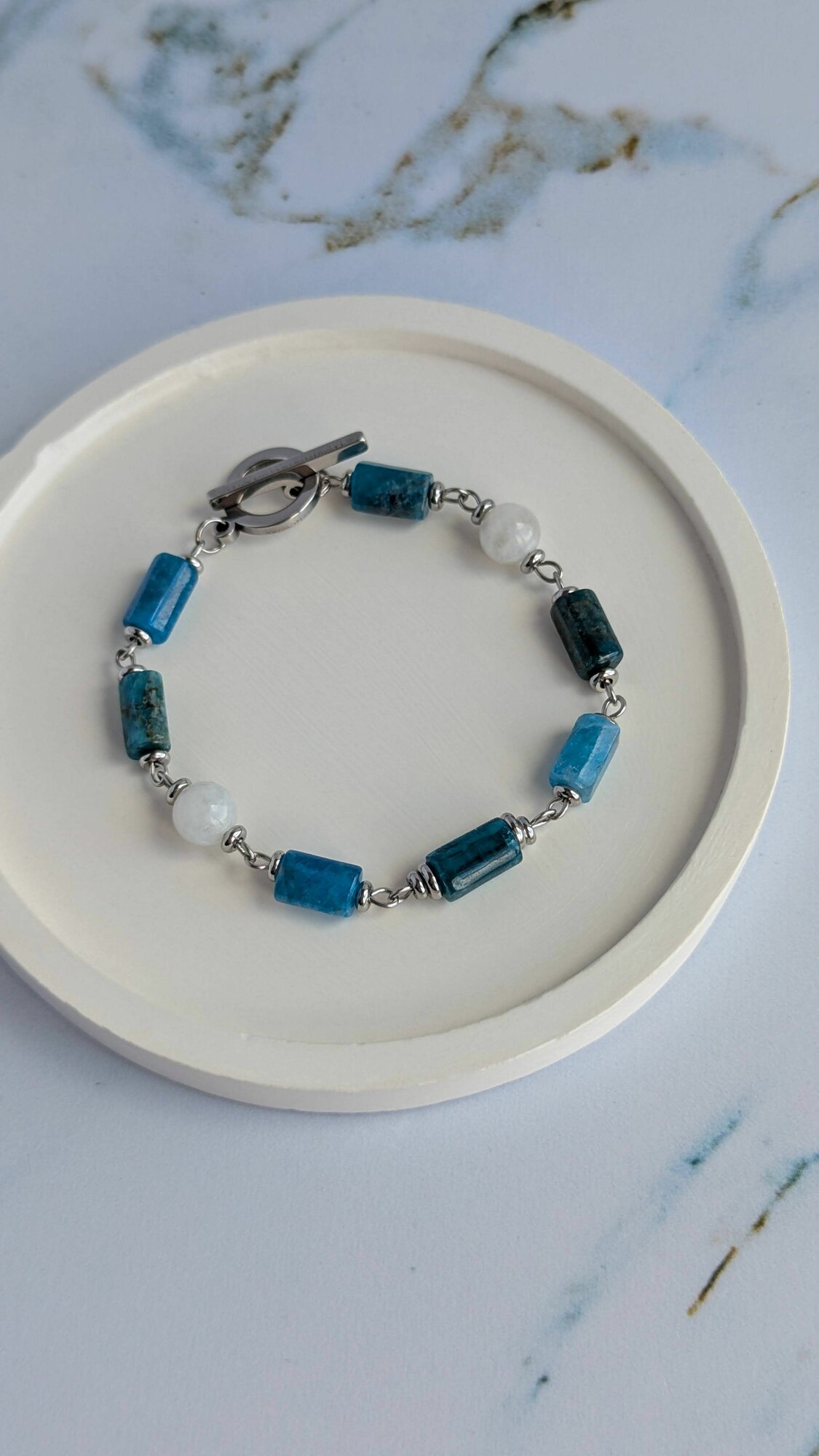 Браслет, лунный камень