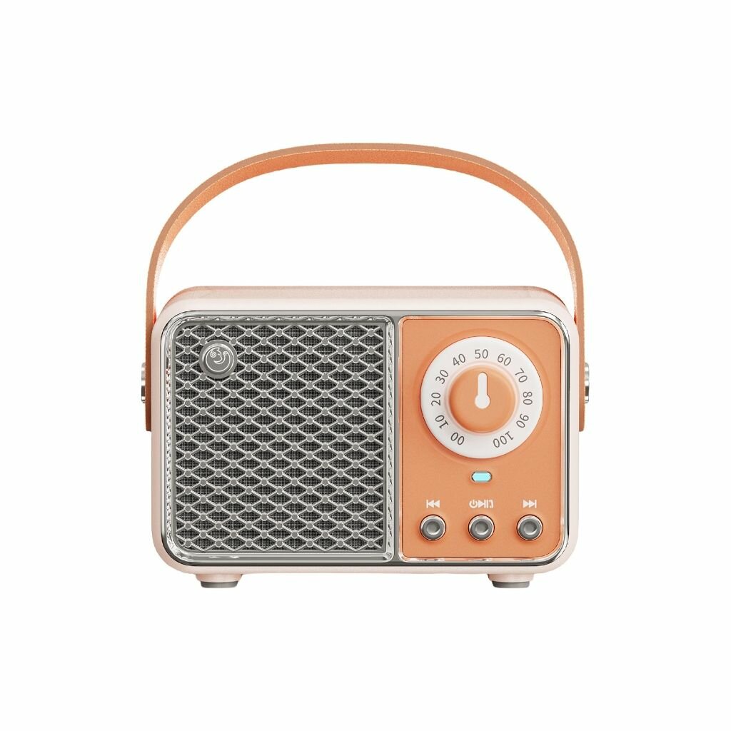 Беспроводная Ретро-колонка, совместимая с Bluetooth, Элегантный портативный музыкальный плеер для кухни