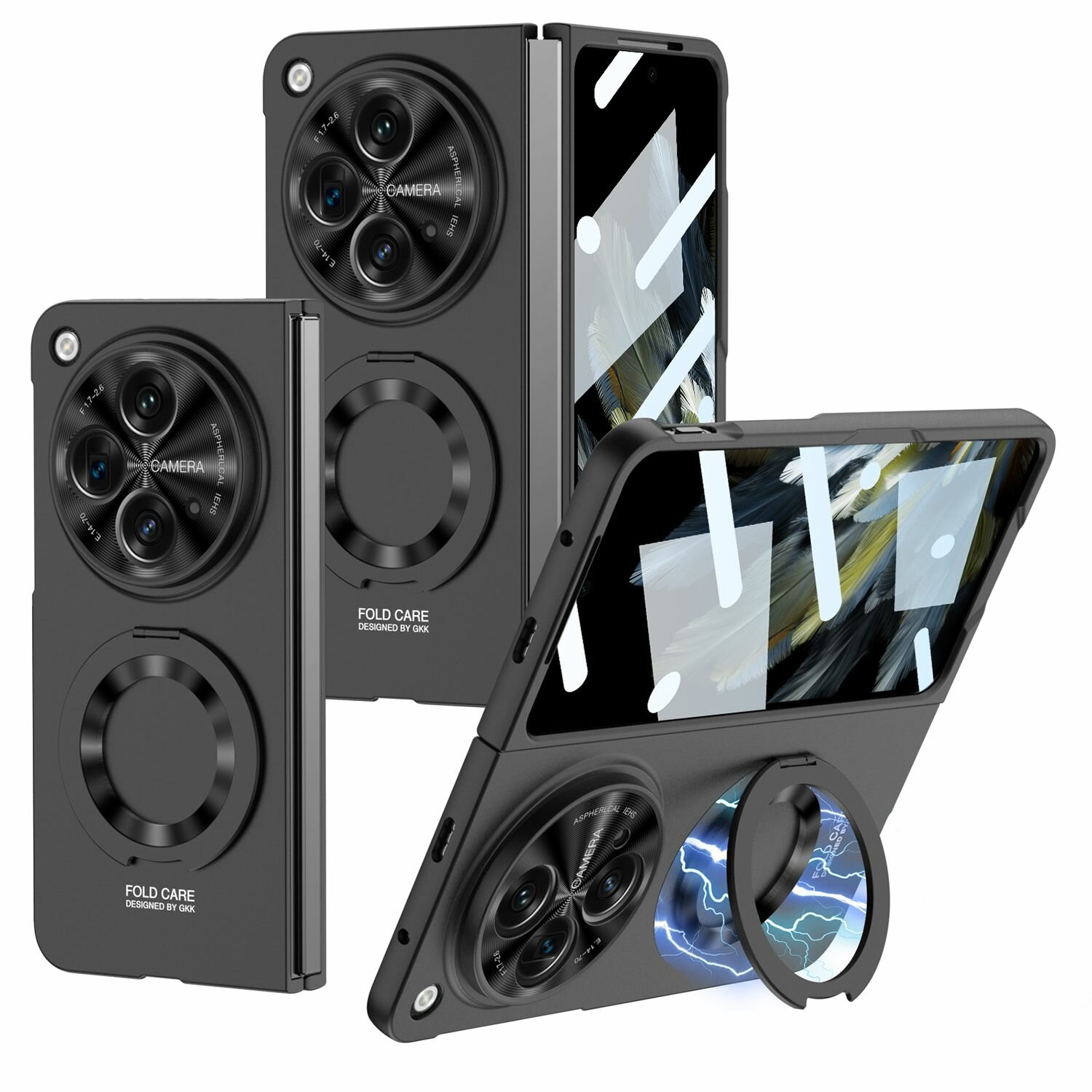 Ywy. горячиеПодходит для OPPO Find N3, Чехол для телефона,(Oneplus Open)Складной чехол для мобильного телефона "все включено"С защитной пленкой, Find N3/Open Универсальный Чехол для телефона