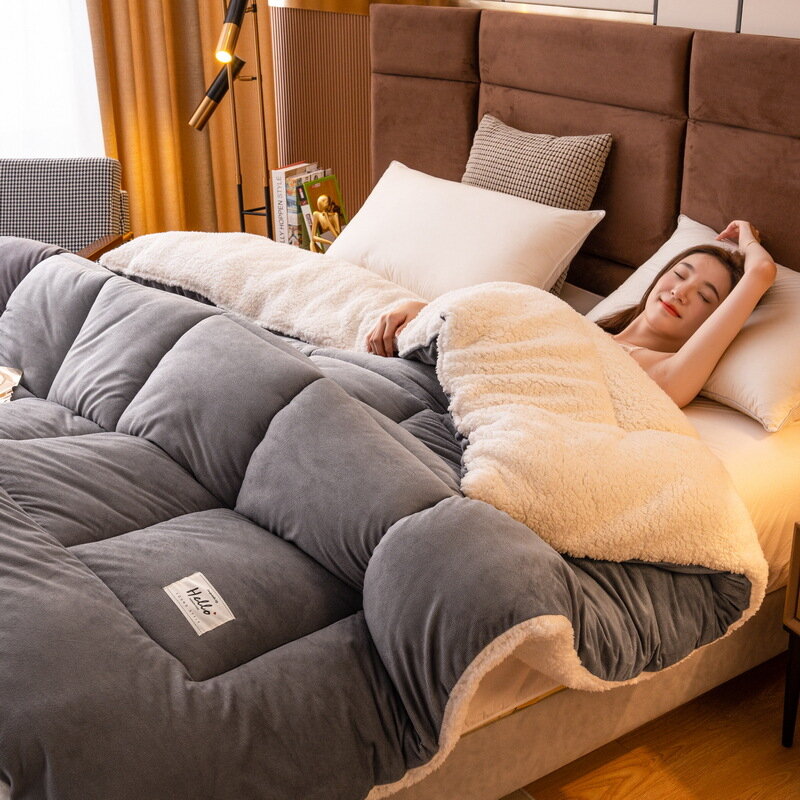 Одеяло "Овечий флис", стеганое, двойное назначение, 180x220 см