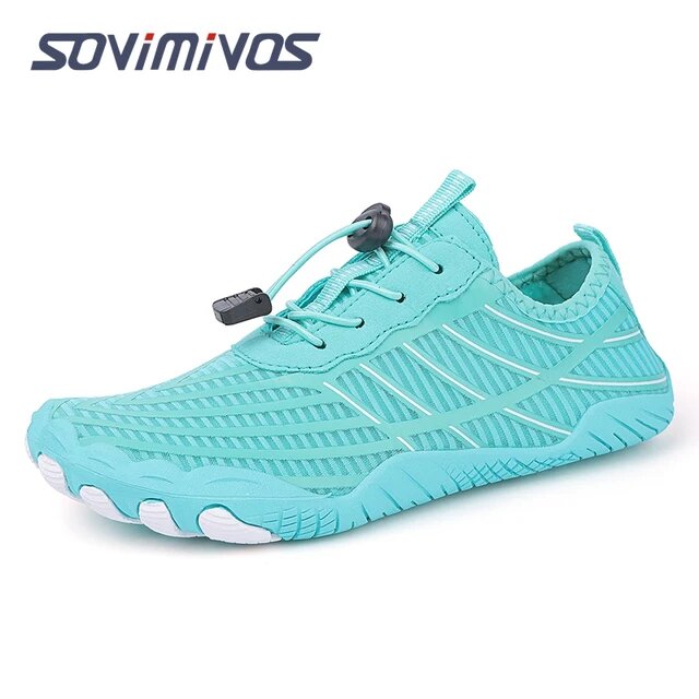Босинки для женщин и мужчин, Легкие беговые слипоны | Подошва с нулевым падением | Бокс с широким носком, Беговая пляжная обувь