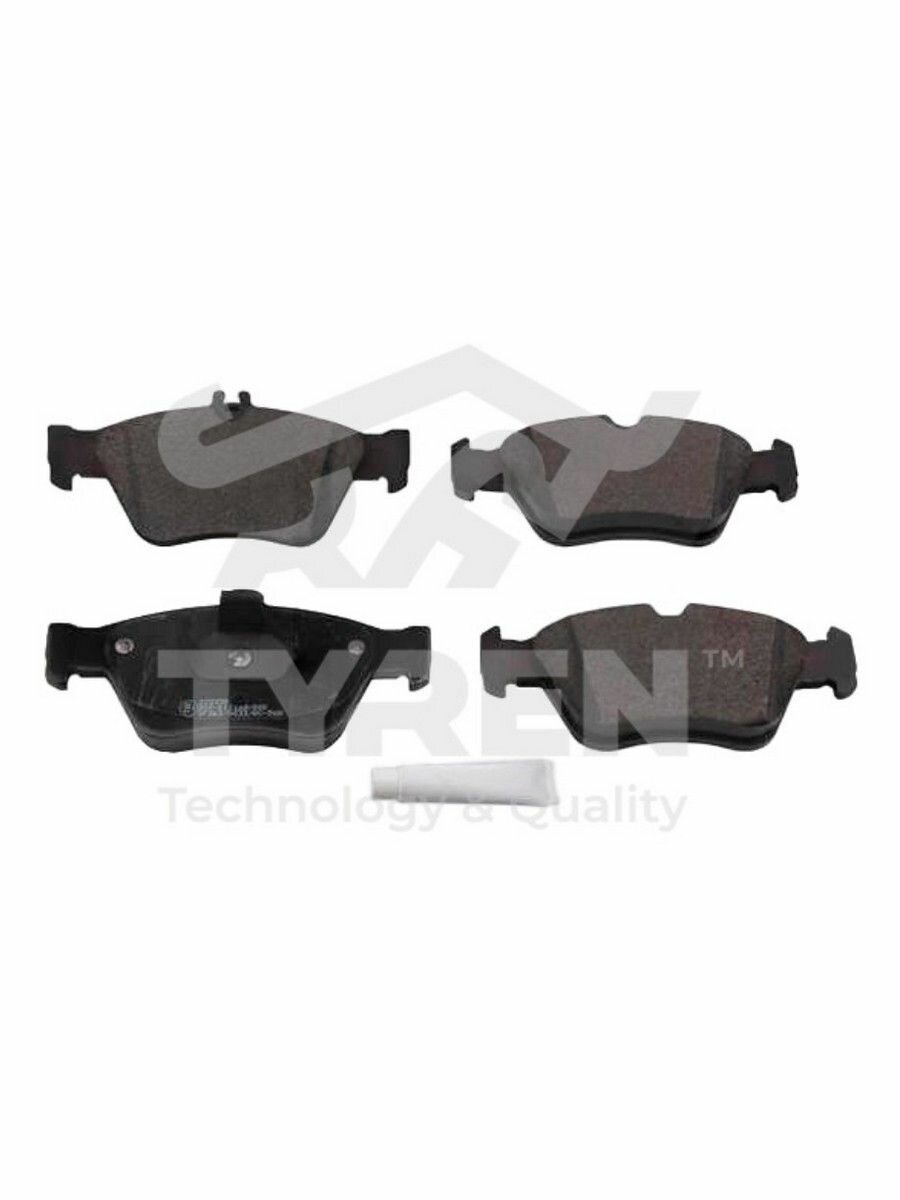 Колодки тормозные дисковые передние для а/м MERCEDES-BENZ C, E-Class, CLK, TYREN TYR1215241