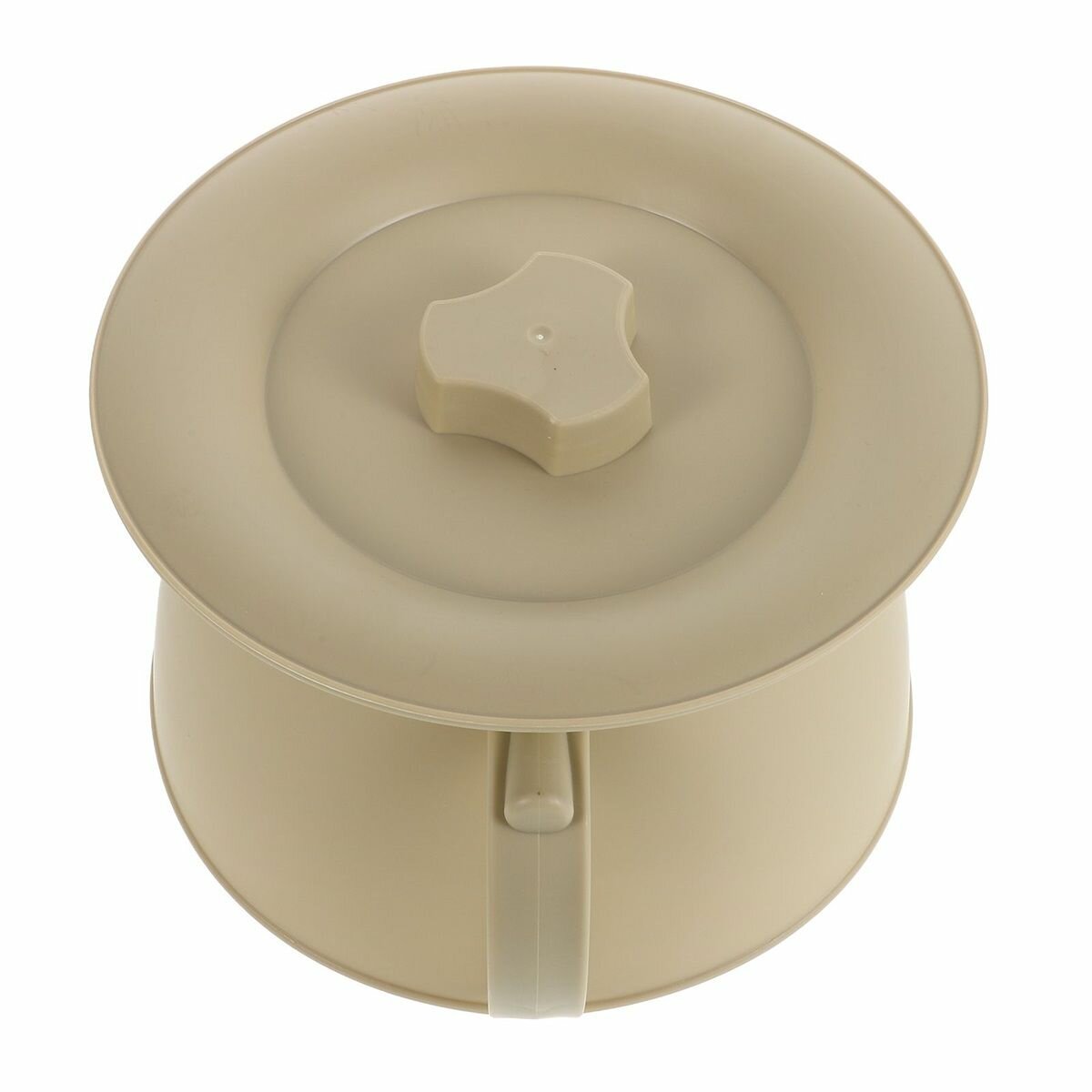 Ночной Уриналь Из Утолщенного Пластика С Гигиеничной Крышкой 22.30X22.30X13.60Cm