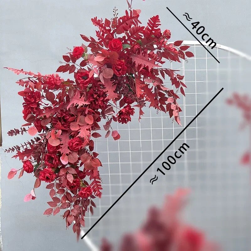 Искусственная цветочная арка из шелка Lucky flower rad A