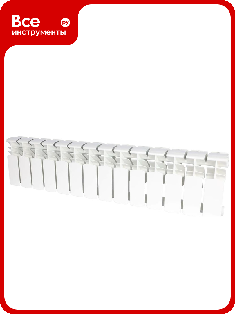Биметаллический радиатор ROMMER Plus BM 200 14 секций RG008UKJVMHSOI