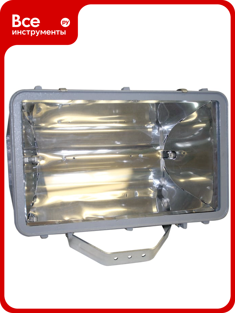 Прожектор элетех Алатырь, стальной корпус, IP54 защита, галогенная лампа, монтажная скоба наружное освещение