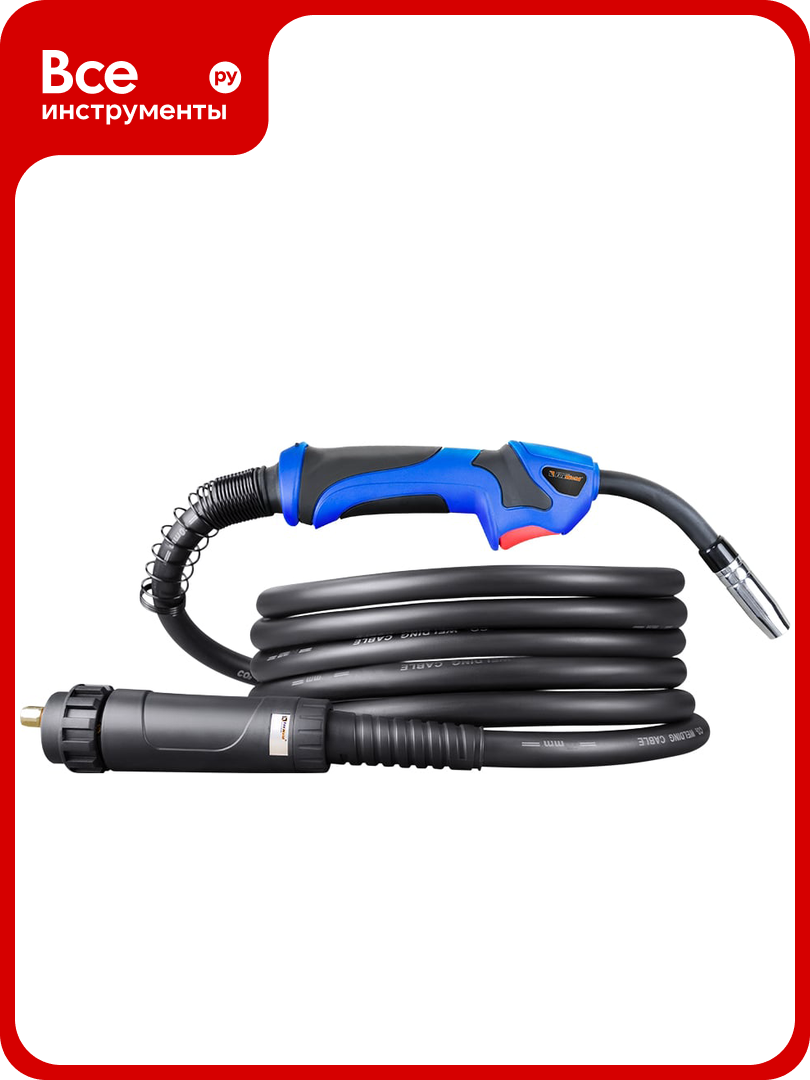 Горелка шарнирная UnoMIG-25 Foxweld с воздушным охлаждением, европейским разъёмом, универсальная для сварки