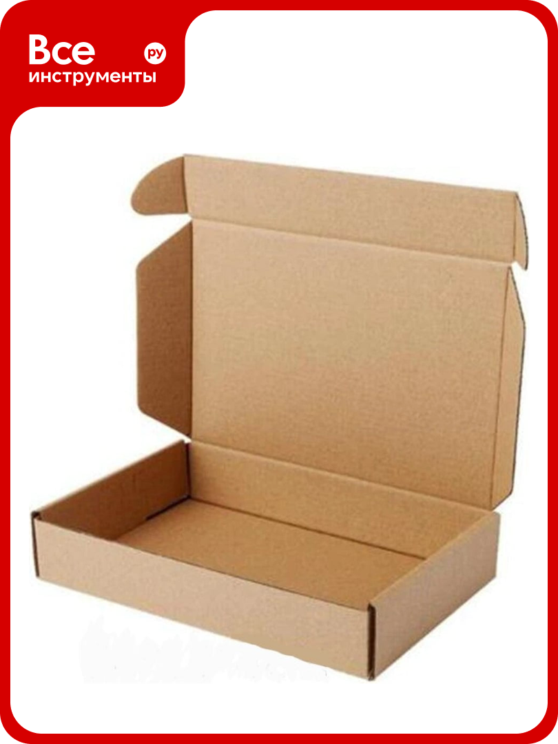 Гофрокороб ООО масса-картон 33 Т23В бурый, 250x150x65 мм, 10 шт. 25015006510 прочной конструкции