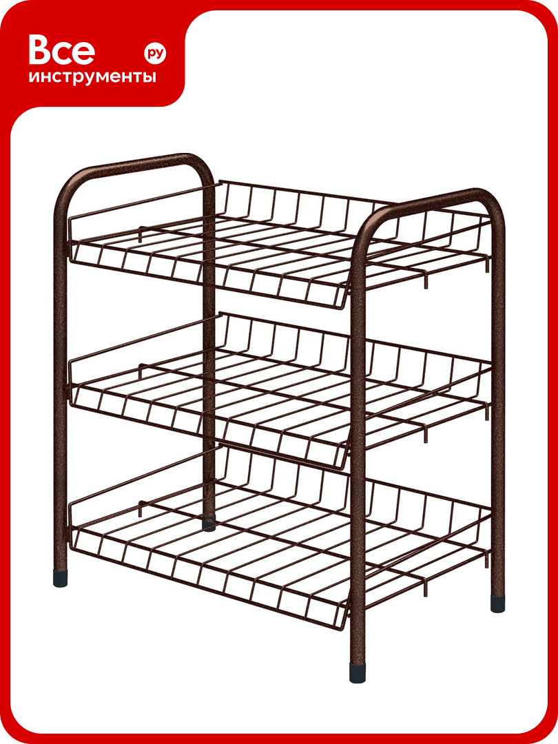 Этажерка Nika НИКА ЭТ4 ЭТ4/А медный антик