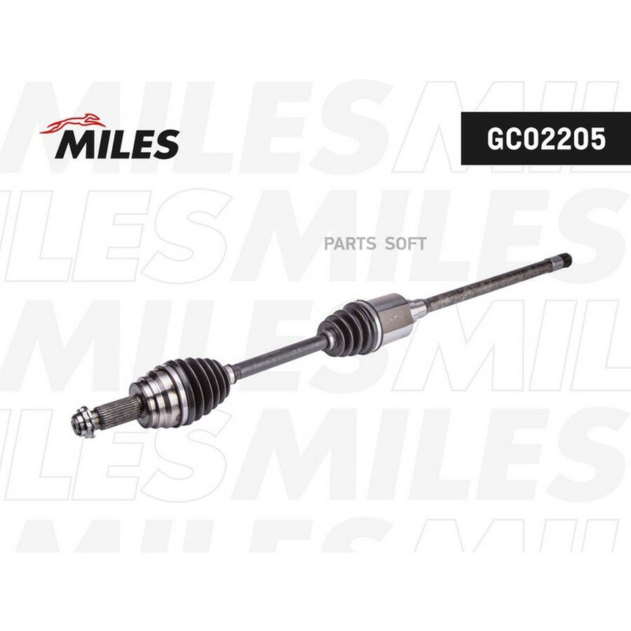 MILES GC02205 Привод в сборе BMW X5 E70 / X6 E71- правый ()