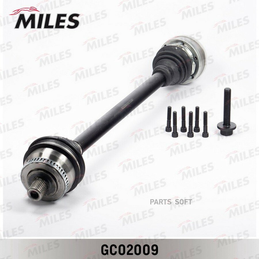 MILES GC02009 Привод в сборе AUDI A4/VW PASSAT 1.6-1.8 95-01 прав.(ABS) ()