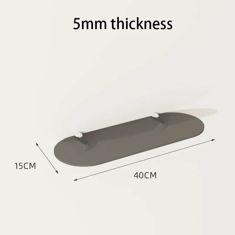 Акриловая плавающая полка, 40cm 5mm thick