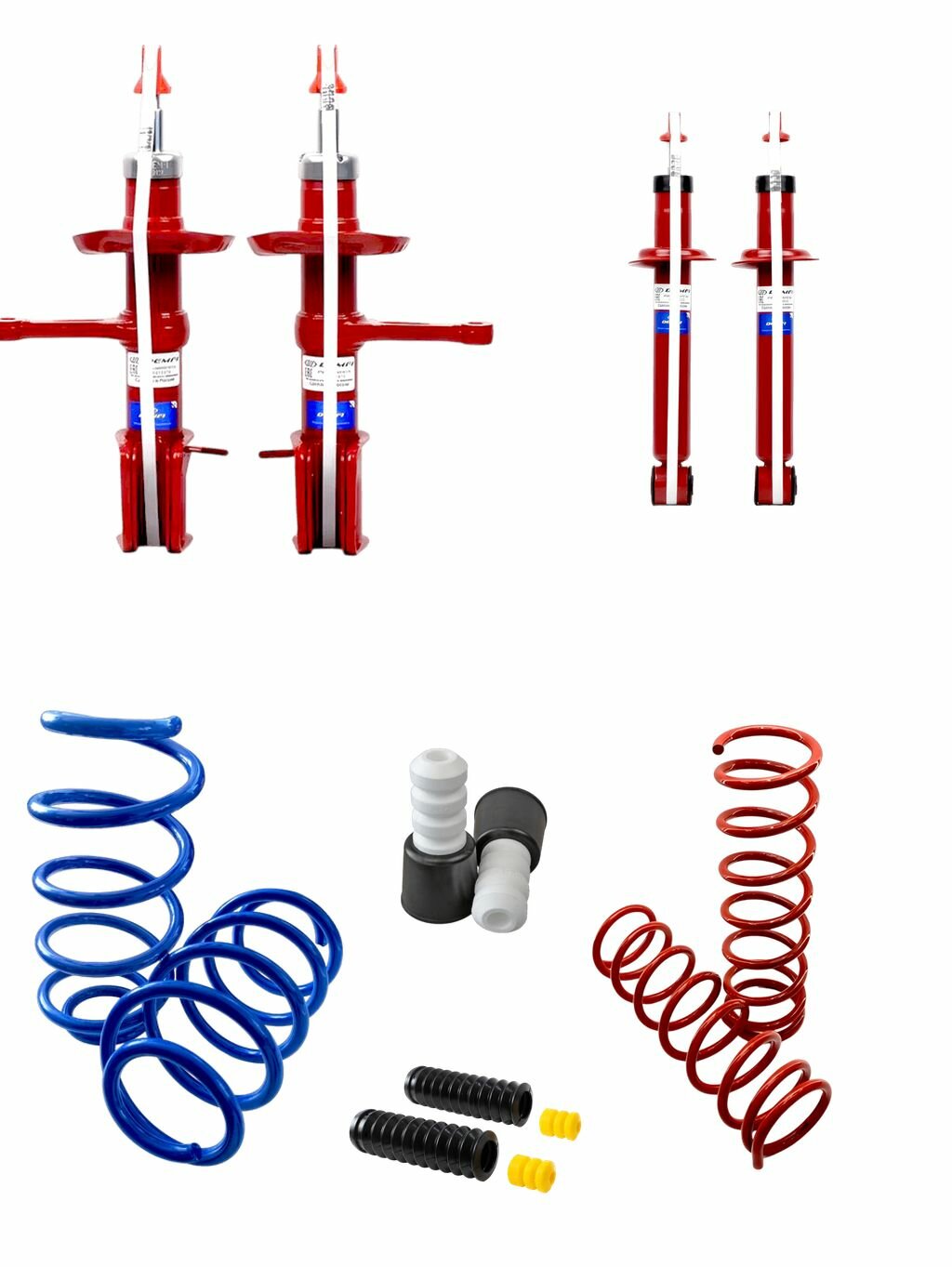 Без опор комплект стоек DEMFI -50 ваз Приора 2170 "премиум"- Артикул: BND-648094-732 - Производитель: Россия