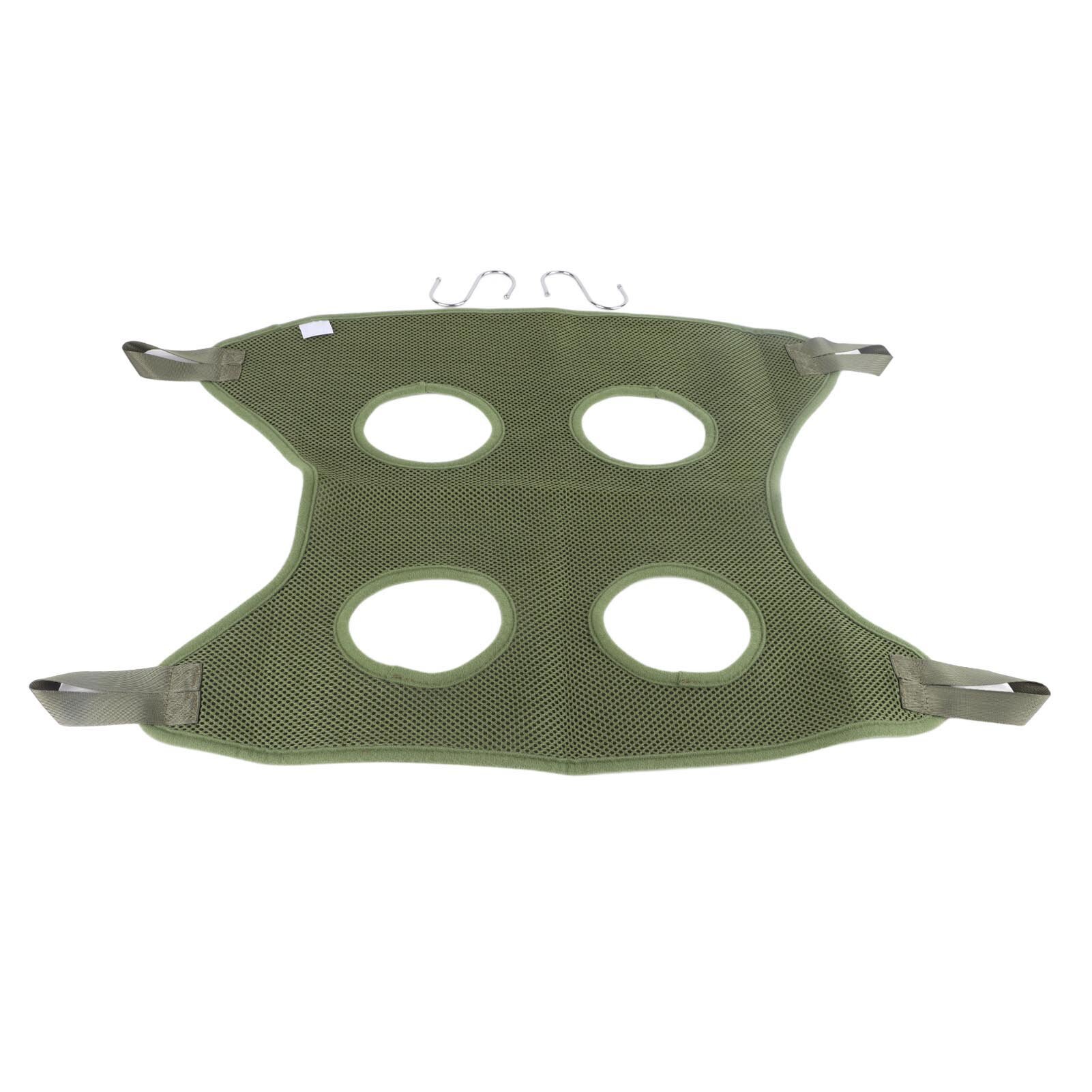 Шлейка-гамак для стрижки и подрезки когтей, регулируемый ограничитель для ухода за собаками и кошками, средне-зеленый