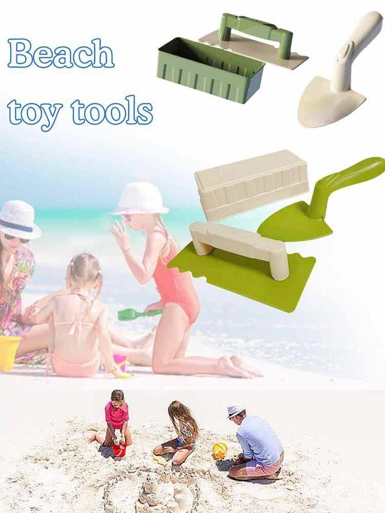 Игрушки для пляжного бункера, набор инструментов для кладки кирпича в песочном замке