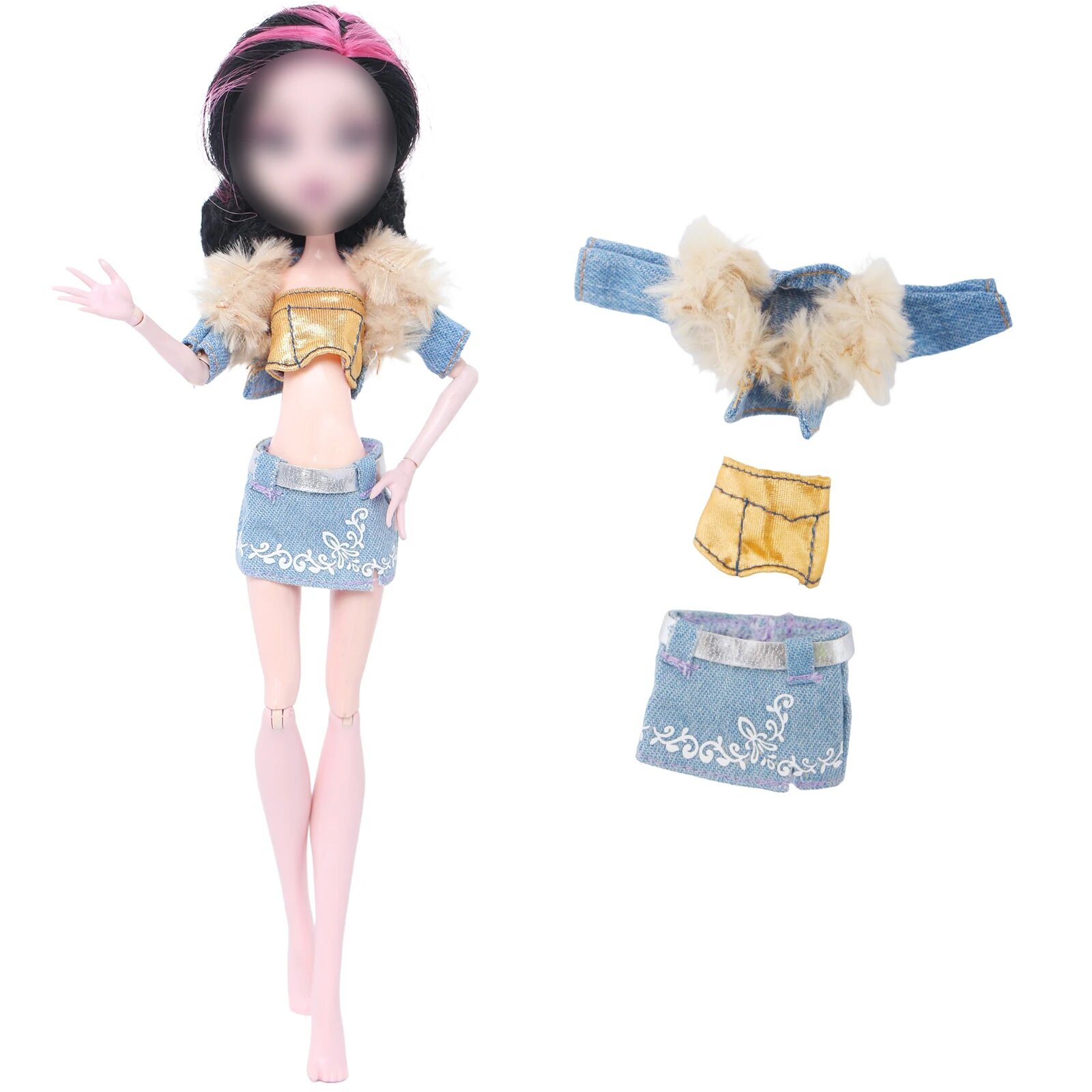 Аксессуары для куклы Monster Doll 25 см