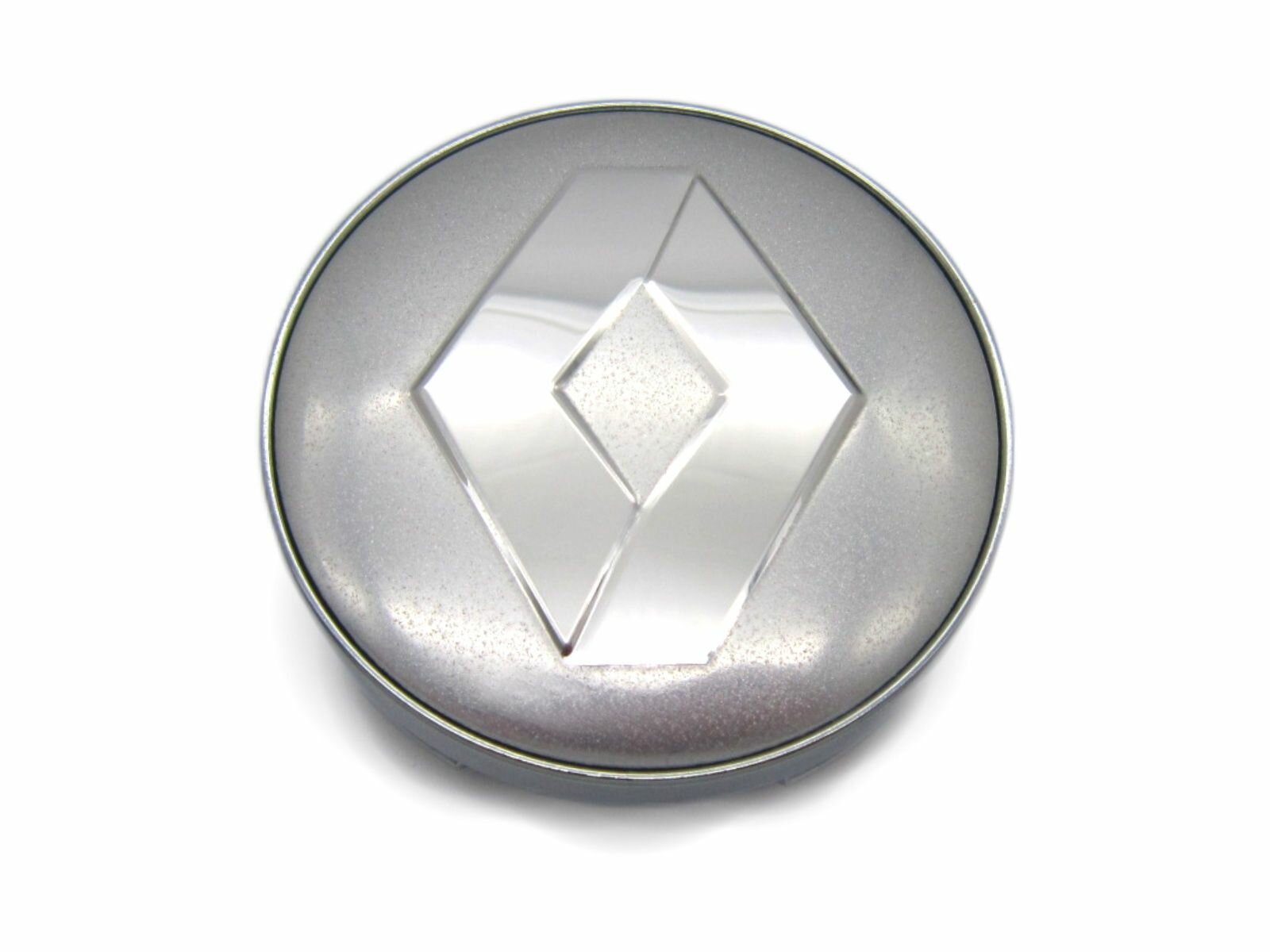 Колпачок заглушка на литой диск Renault full chrome 60/56/9 мм, 1 шт.