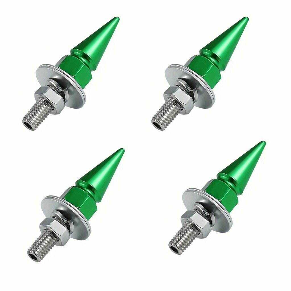 Высокопрочные винты и болты для номерного знака, устойчивые к ржавчине для автомобилей, Зеленый