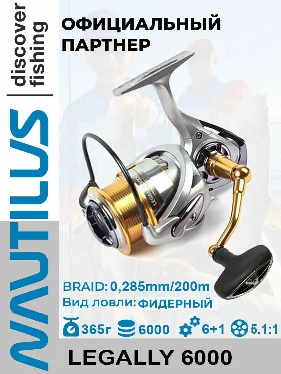 Катушка для спиннинга Nautilus Legally 6000