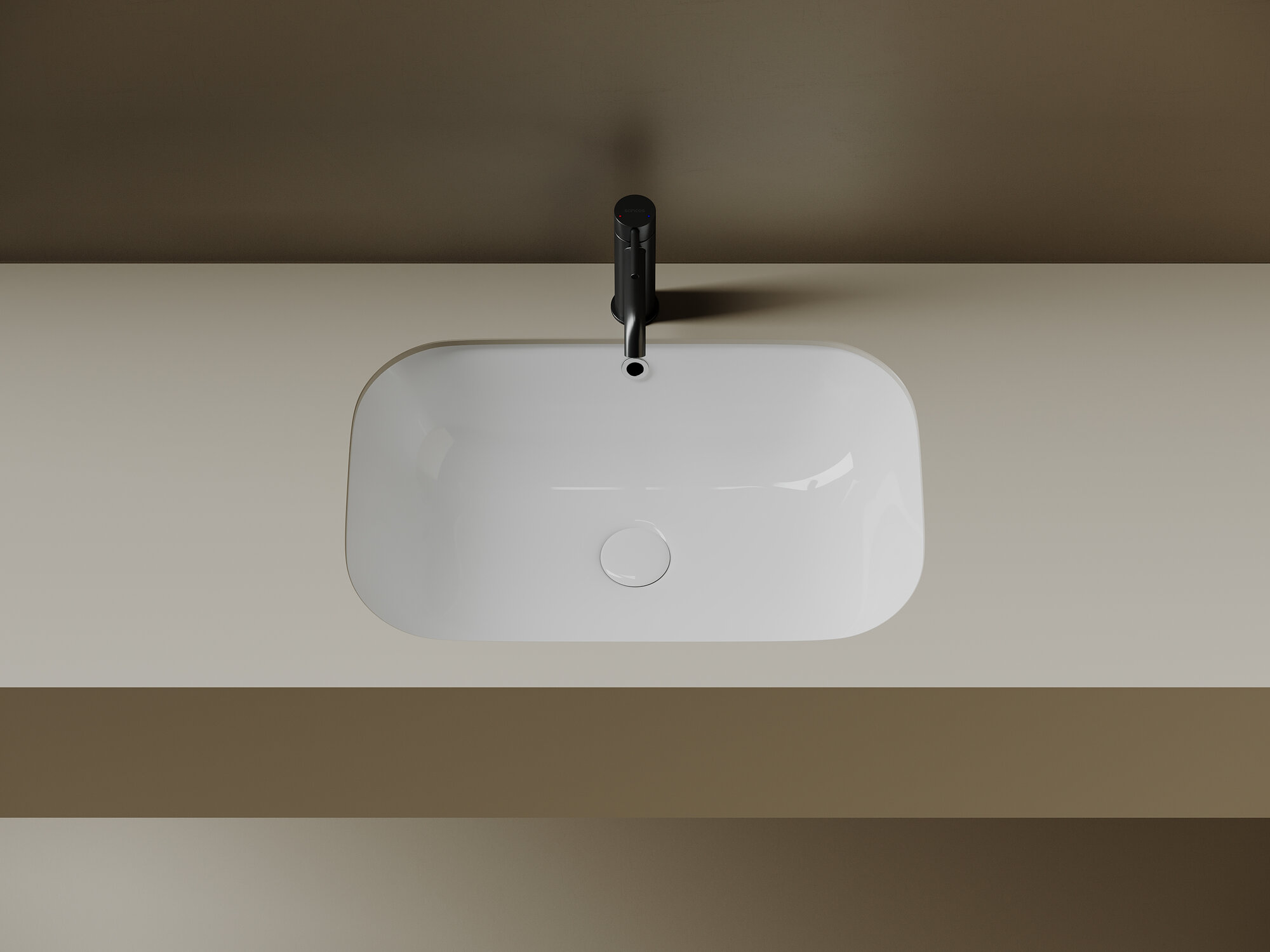 Раковина встраиваемая снизу Ceramicanova Era 61 см CN15007 белая