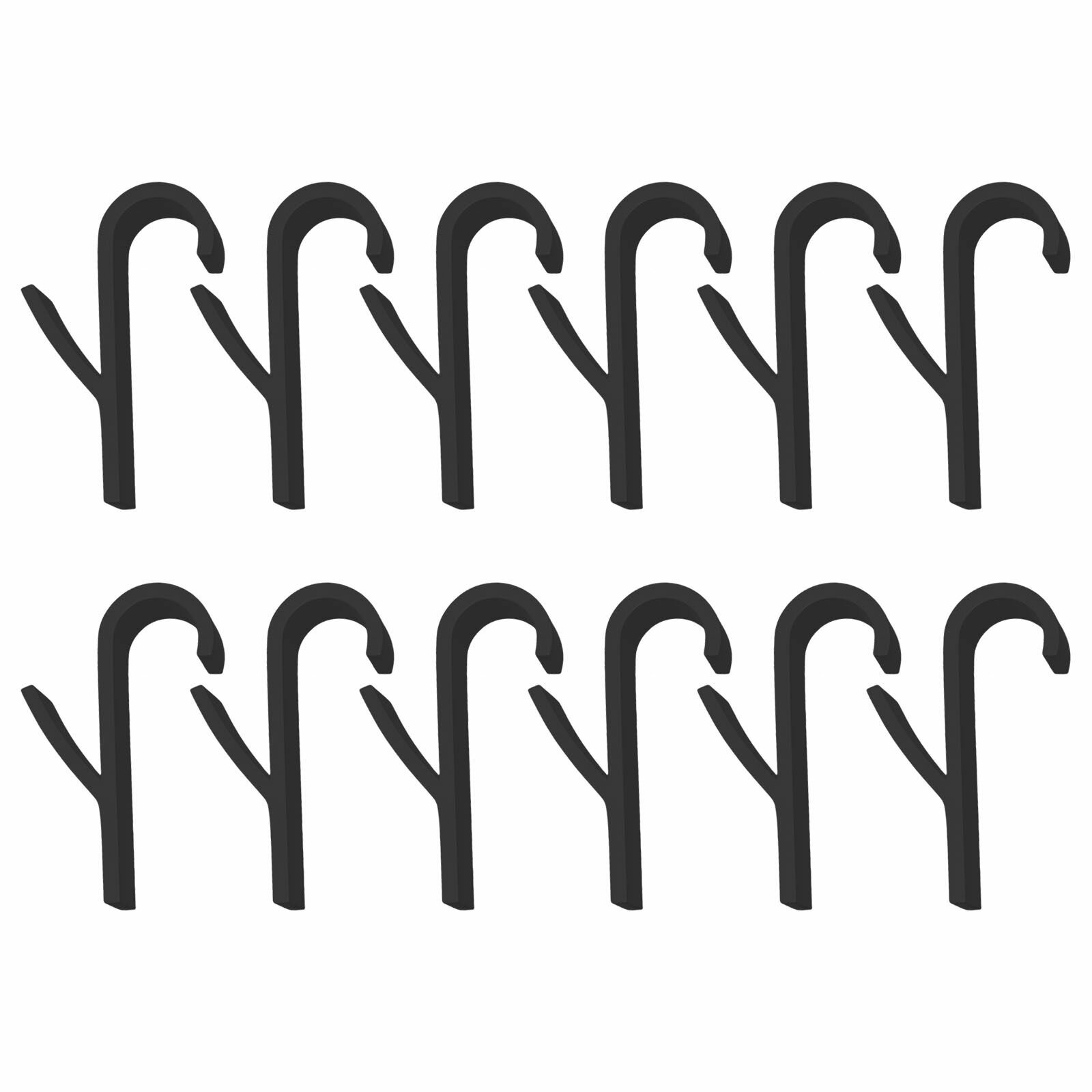 Набор из 12 элегантных крючков для стандартных радиаторов и стойки хранения полотенец