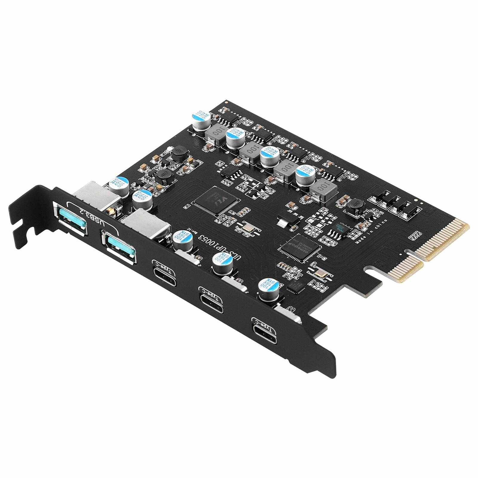 20 Гбит /с Usb 3.2 Pcie Card 5-портовый адаптер расширения PCI-E для USB3.2 Type C