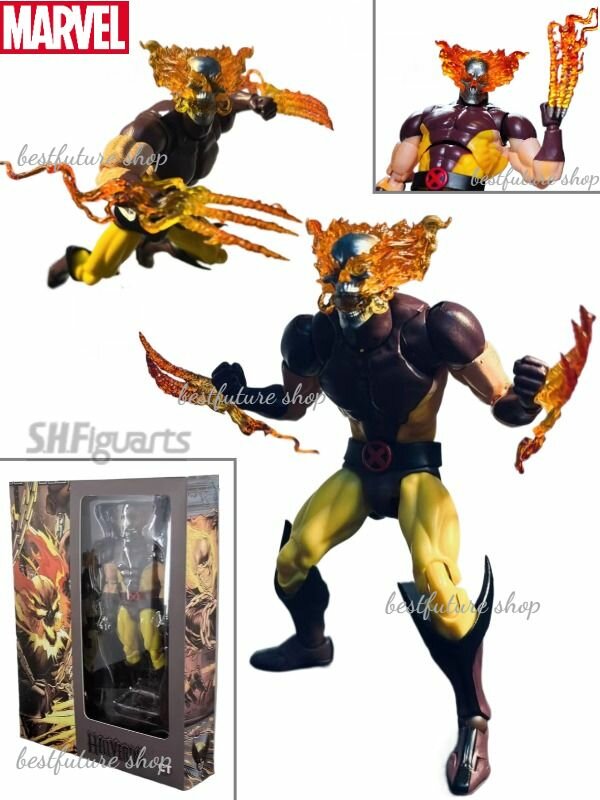 Шарнирная фигурка Марвел Люди Икс Призрачный Росомаха / X-Men 16cm