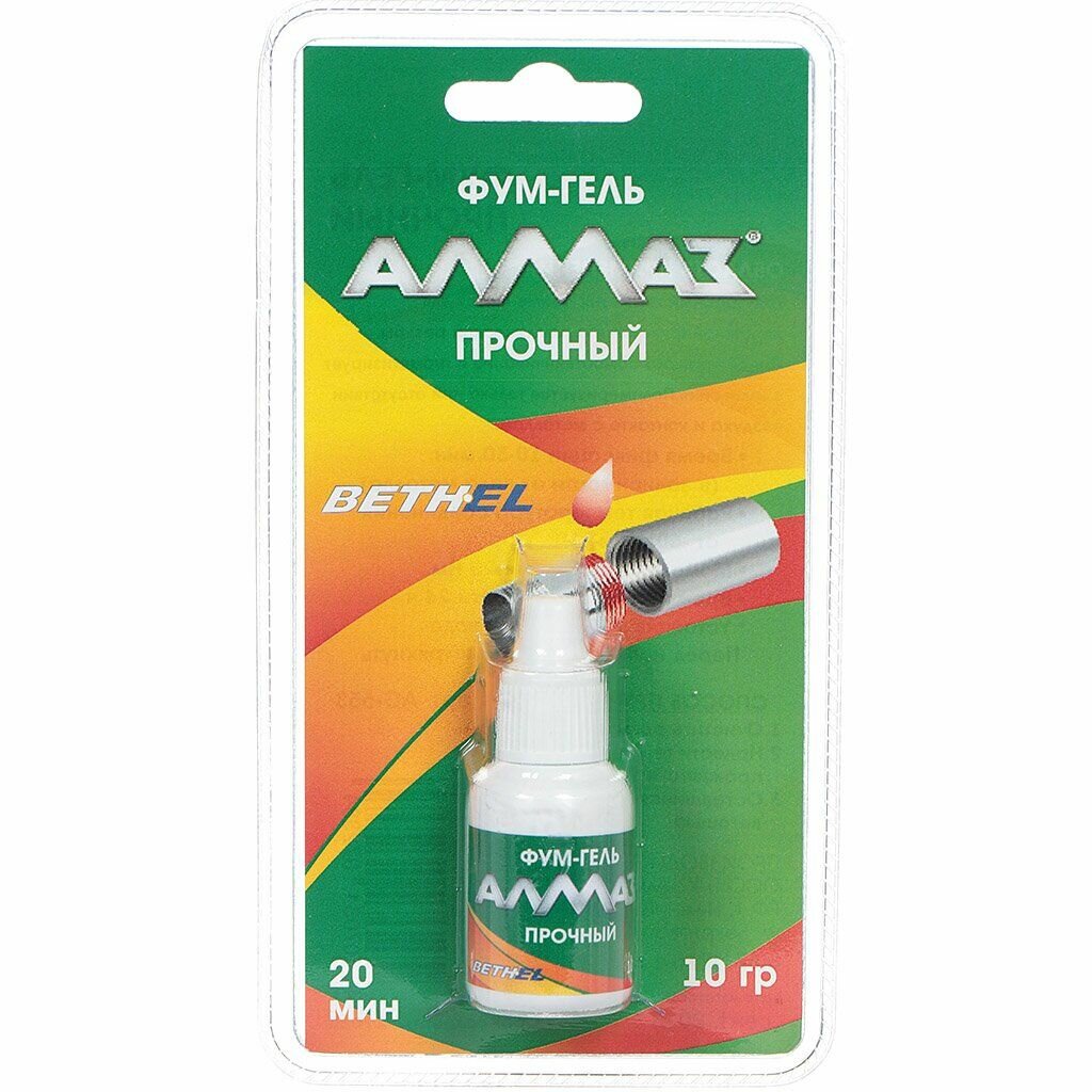 Фум-гель Алмаз прочный, 20 минут, AG-553, 10 мл, 10 г
