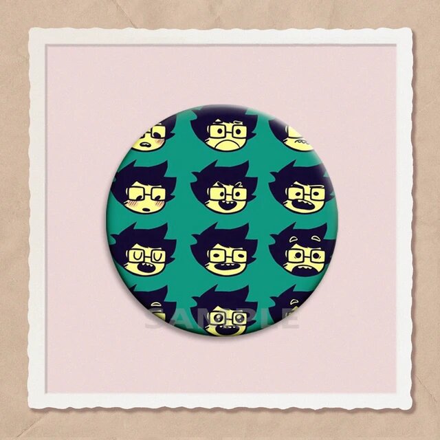 32/50/58 мм John Egbert, мягкие булавки на пуговицах, мультяшная аниме, кавайная брошь, значок для рюкзака, украшения одежды, модные подарки