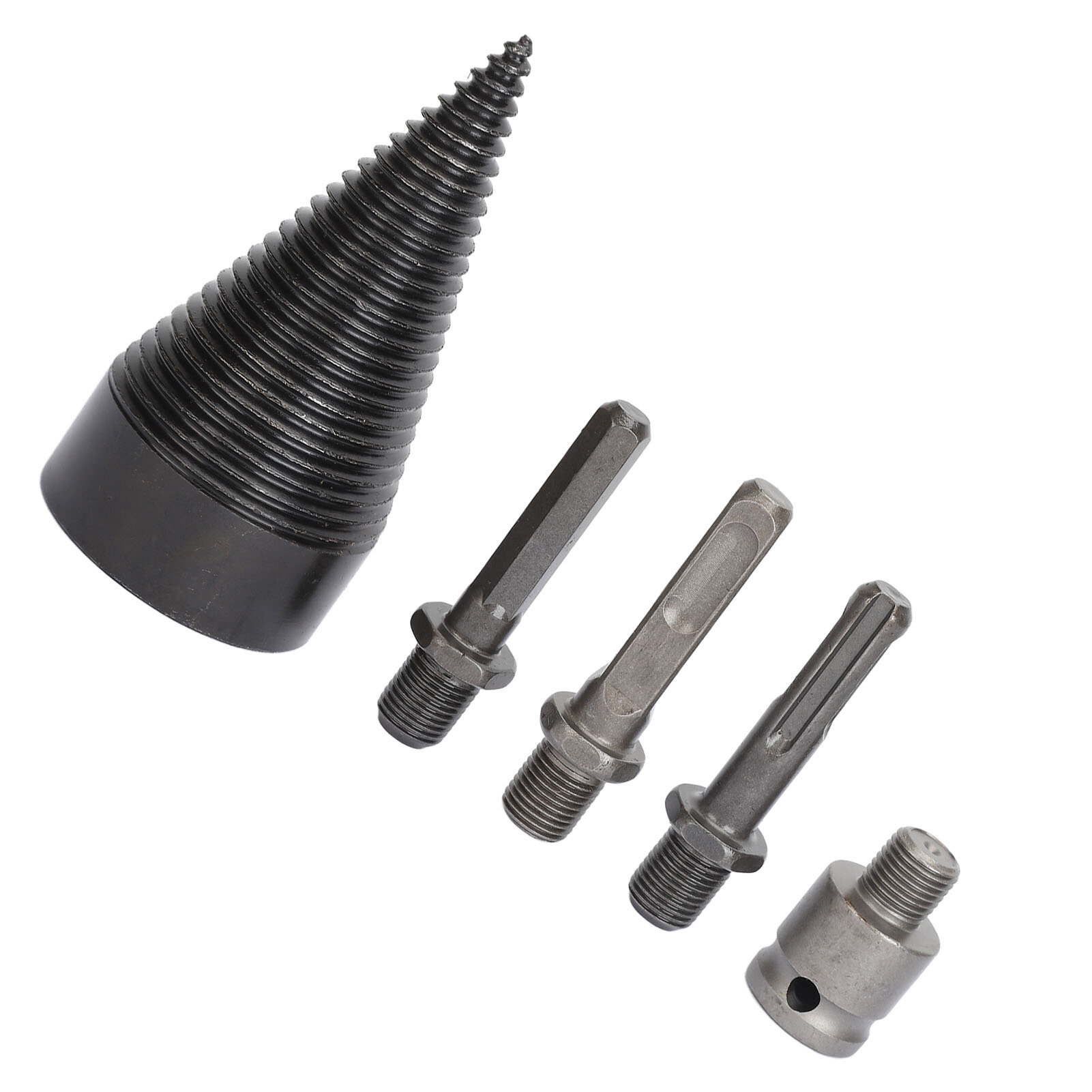 5 шт, сверло для раскалывания бревен для дров, стальное сверло для раскалывания бревен, съемное стальное сверло 50 мм