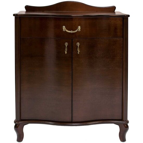 Комод Мебелик Джульетта с распашными дверцами орех