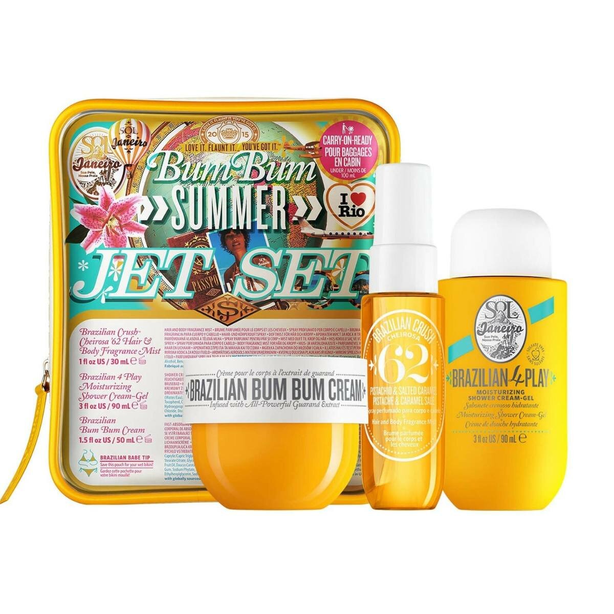 Набор для ухода за телом SOL DE JANEIRO Bum Bum Jet Set Cheirosa '62