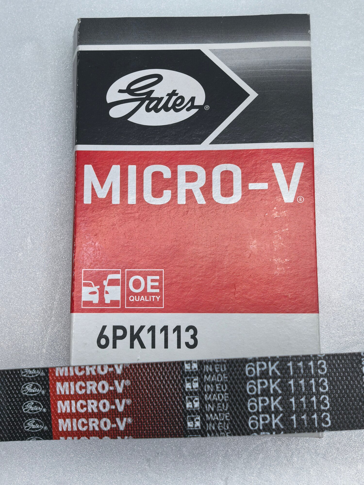 Ремень генератора 6PK1113 Gates (100% оригинал) VW Tiguan 2л Passat B7 1,8л Skoda Superb II 1,8л Skoda Octavia A5 1,8л Nissan Almera Classic B10 1,6л +AC, GLC I X253 2л