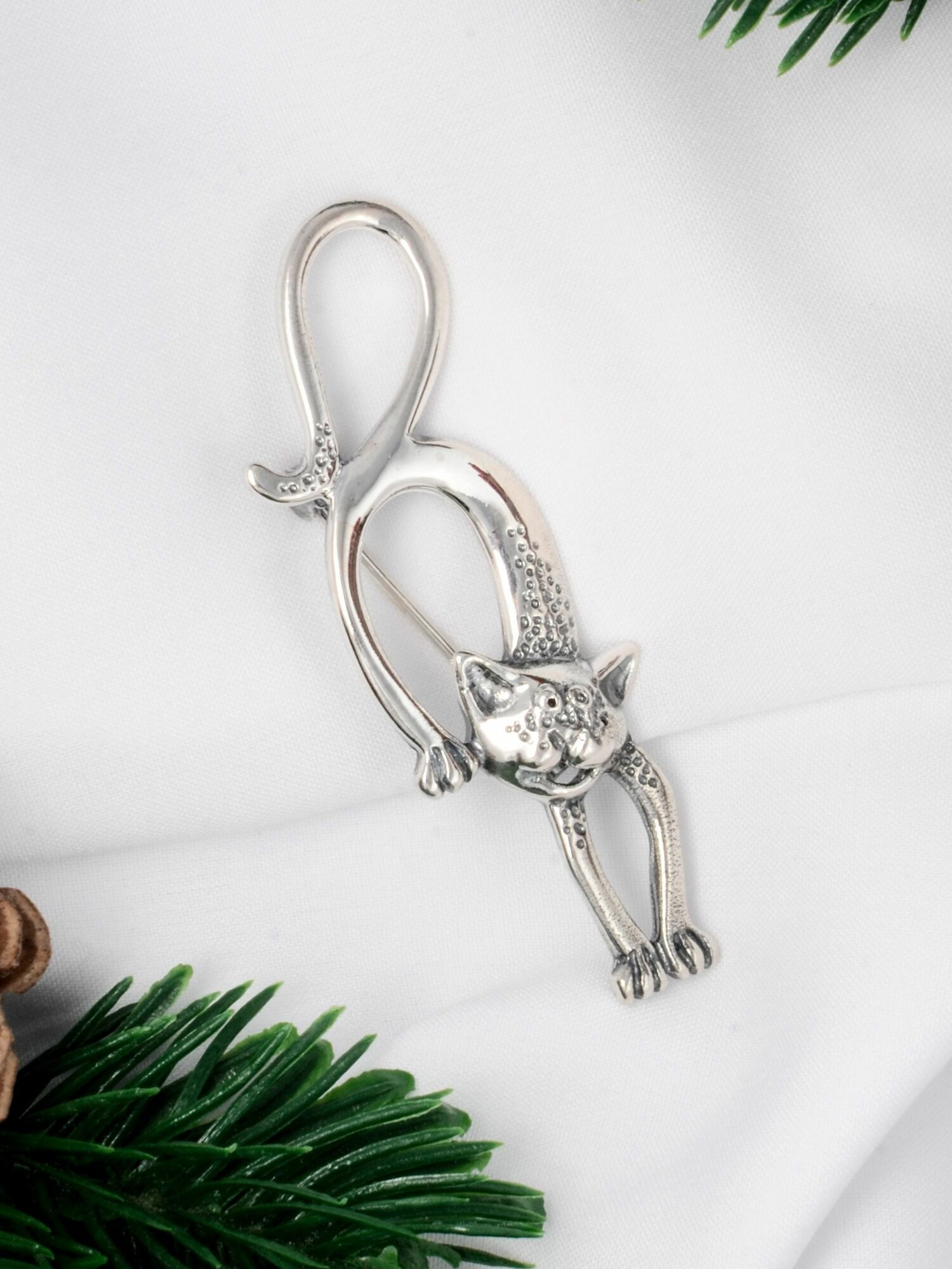 Брошь, серебро, 925 проба