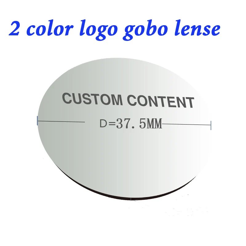 Рекламный светодиодный проектор логотипа 35Вт 60Вт 80Вт 100Вт 2 color gobo card