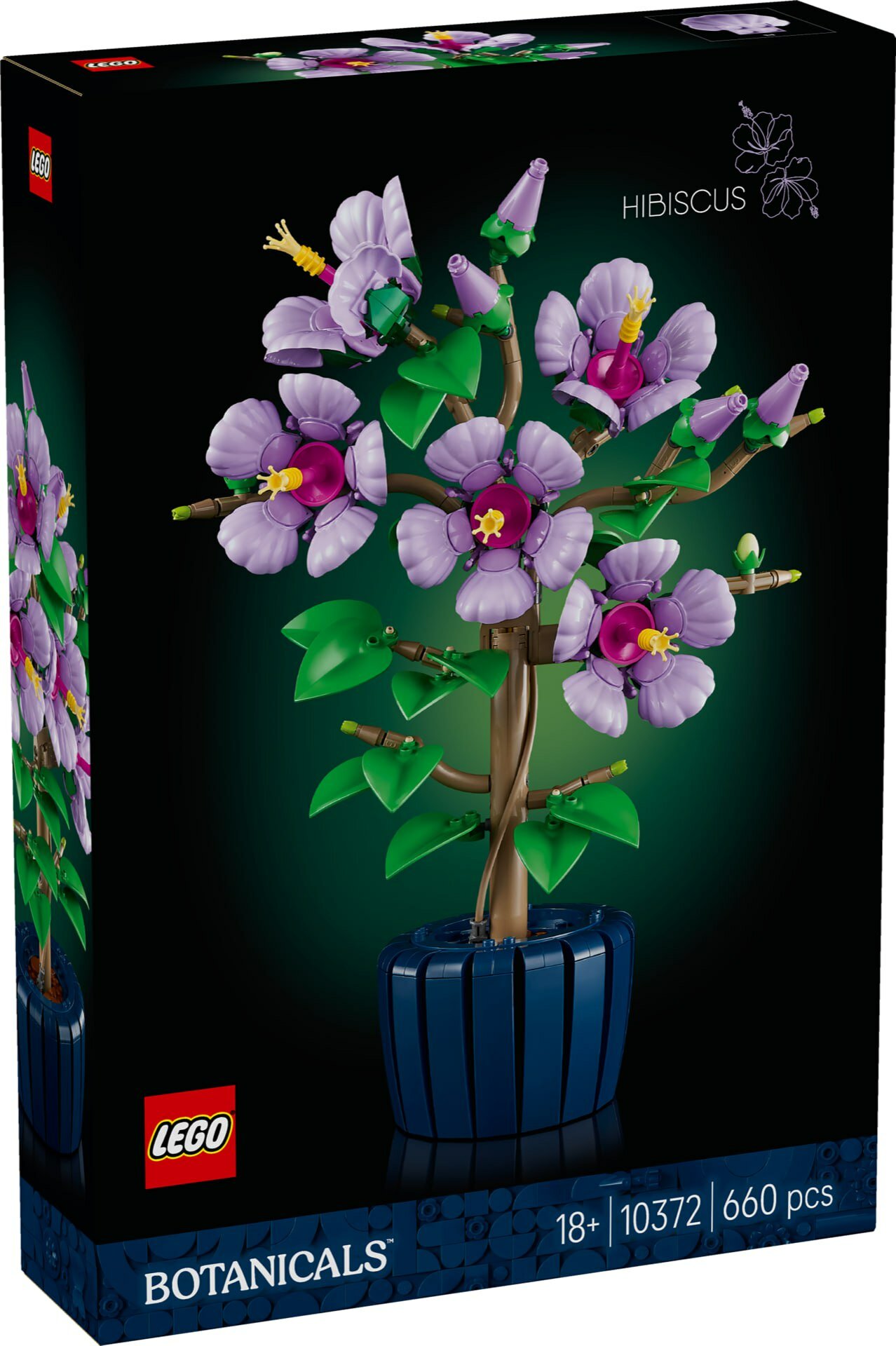 Конструктор LEGO Botanicals 10372 Гибискус, 18+, 660 деталей