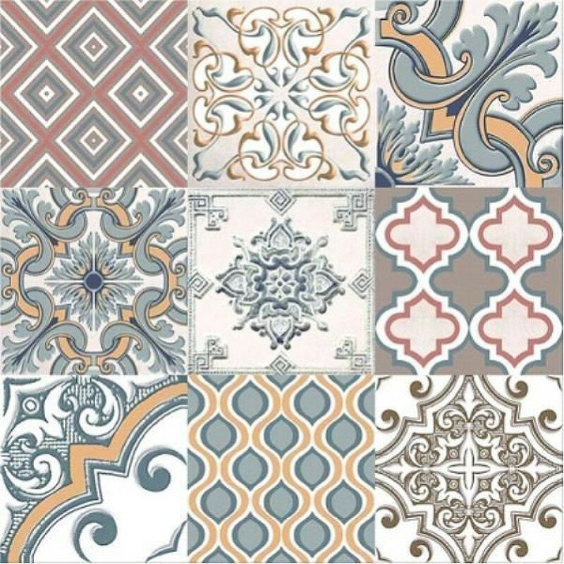 Керамическая плитка Azori Eclipse Ornament 505793002 напольная 42х42 см другие цвета