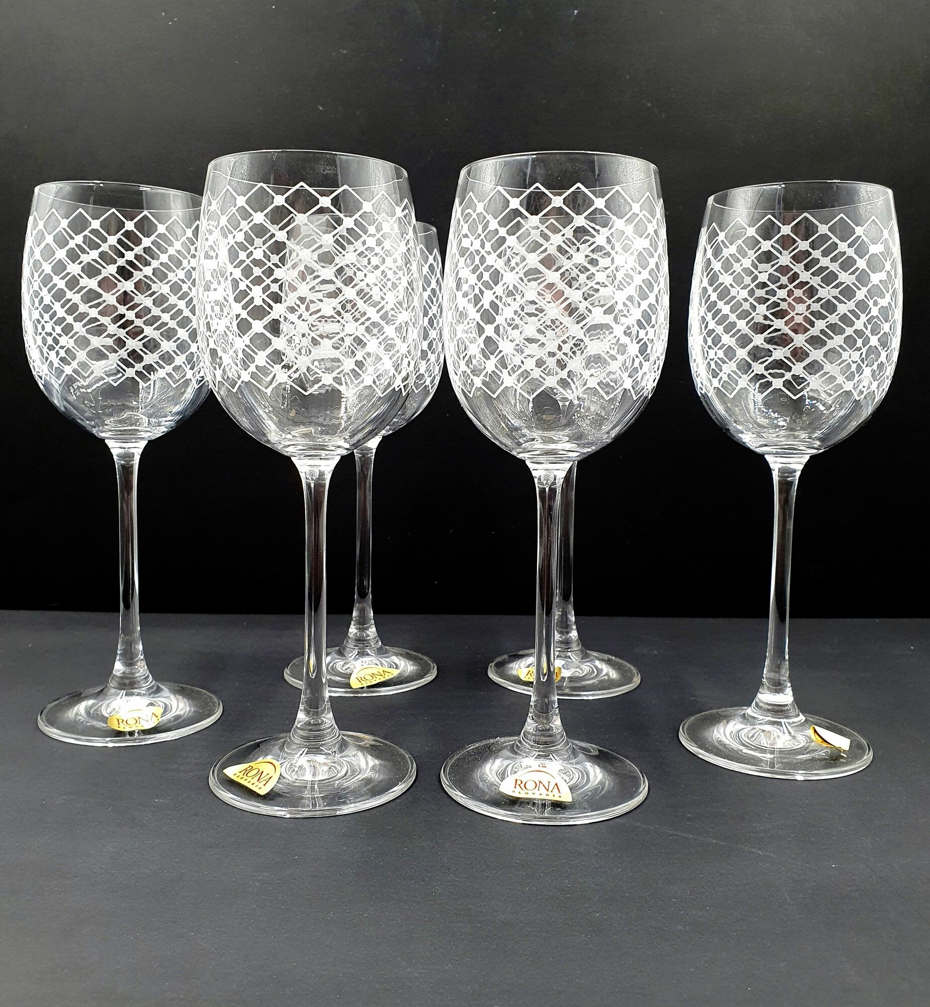 Набор из 6-ти бокалов для вина "Эсприт"Прозрачная вуаль" 260 ml. H-20.5 см. В оригинальной упаковке.