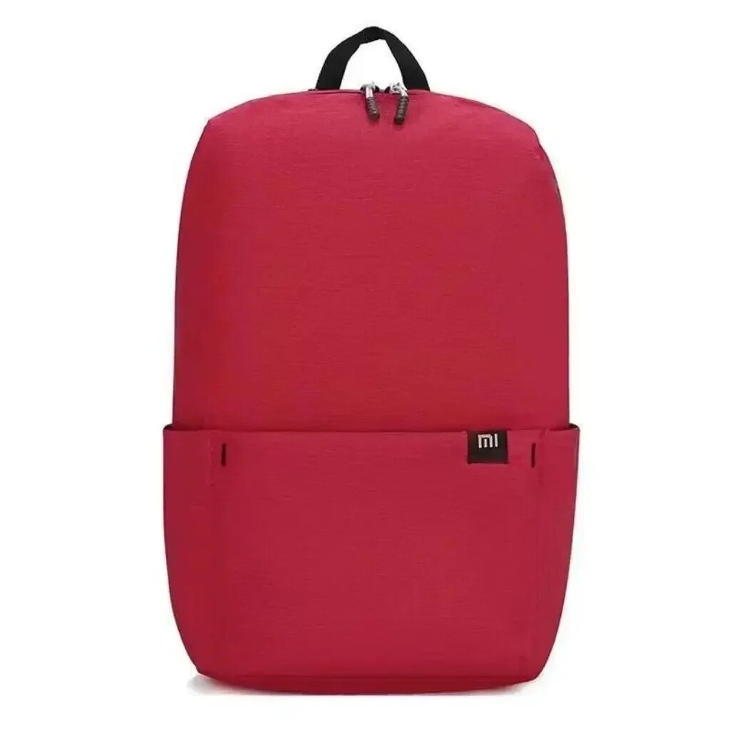 Оригинальный красочный маленький рюкзак XIAOMI, сумка для ноутбука, мужская и женская сумка на плечо, уличная водонепроницаемая студенческая портативная спортивная сумка 10L, Dark red