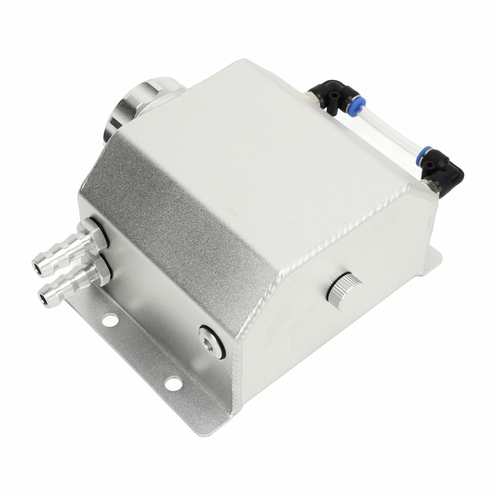 Универсальный расширительный бак для охлаждающей жидкости двигателя 1Л, алюминиевый сплав, идеален для многих автомобилей