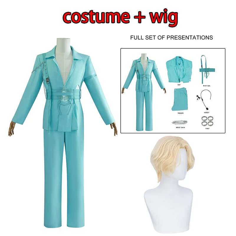 Косплей костюм Лука зеленый XL, costume wig
