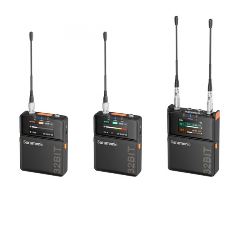 Saramonic K9 (TX+TX+RX) Радиосистема УВЧ приемник + 2 передатчика в чемодане, разъем 3,5мм