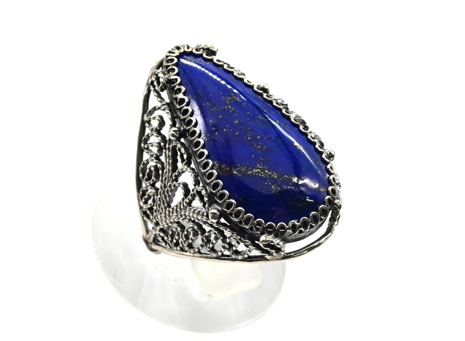 Кольцо, лазурит