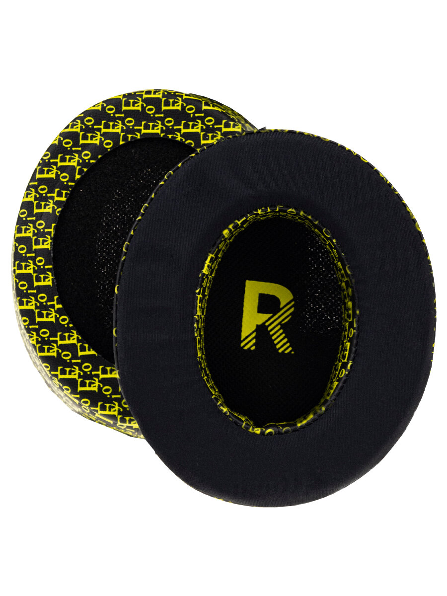 Амбушюры для наушников HyperX cloud 3 (Черно-Желтые)