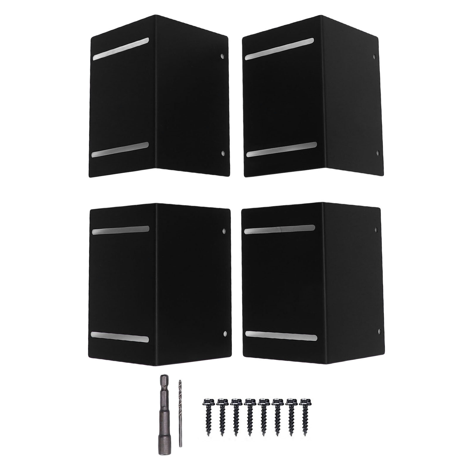 Регулируемая защита для железного столба, универсальная защита для почтового ящика, для ограждений палубы, простая установка, прочная защита от непогоды