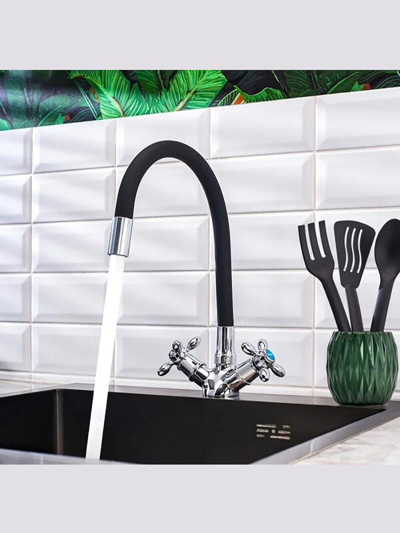 Смеситель Для Кухни С Барашками