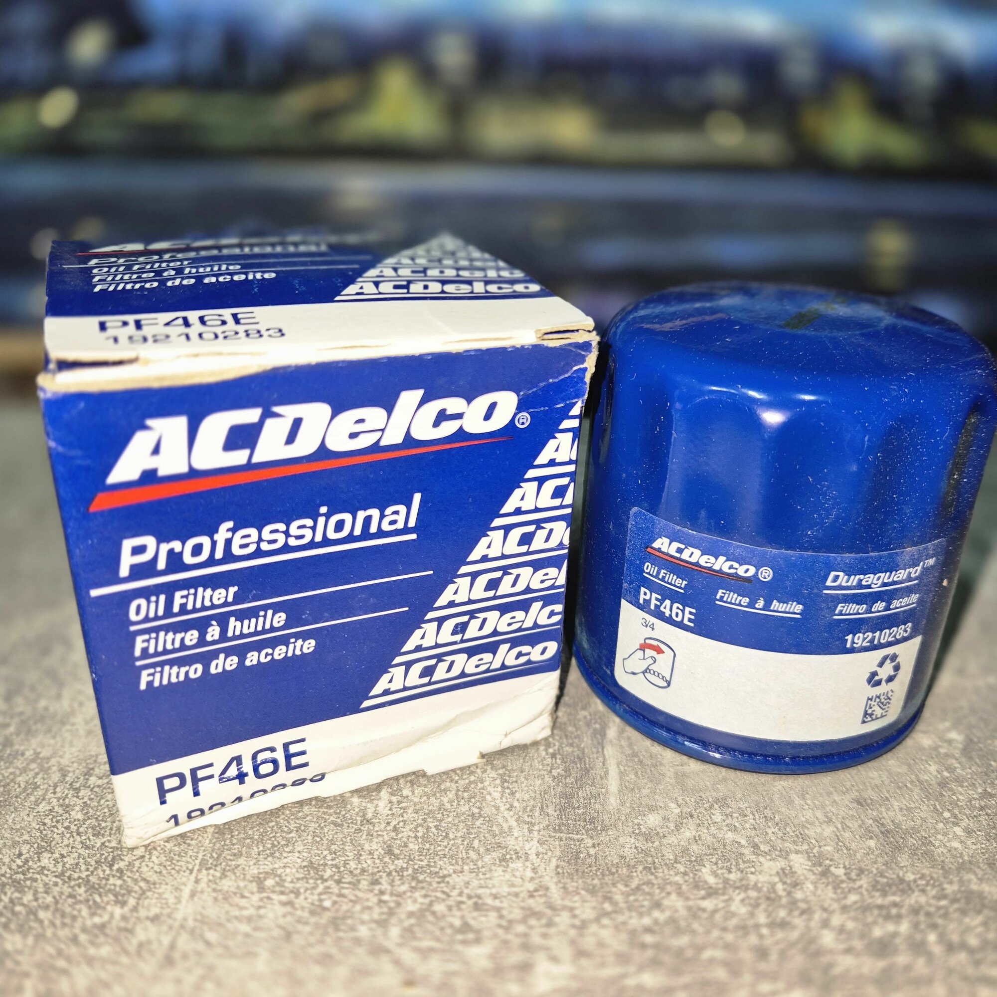 Фильтр масляный AcDelco PF46E, для широкого модельного ряда автомобилей, накручиваемый