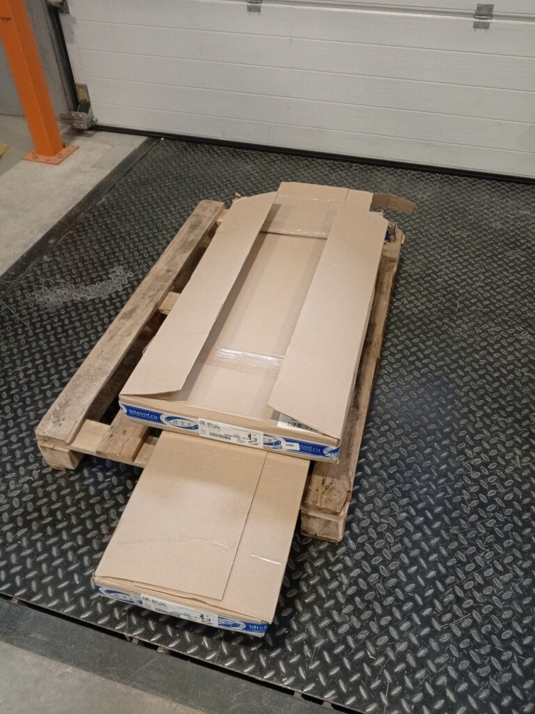 Компьютерный стол бител СК-7 Дуб Сонома/Белый (2 кор.) (1451189)