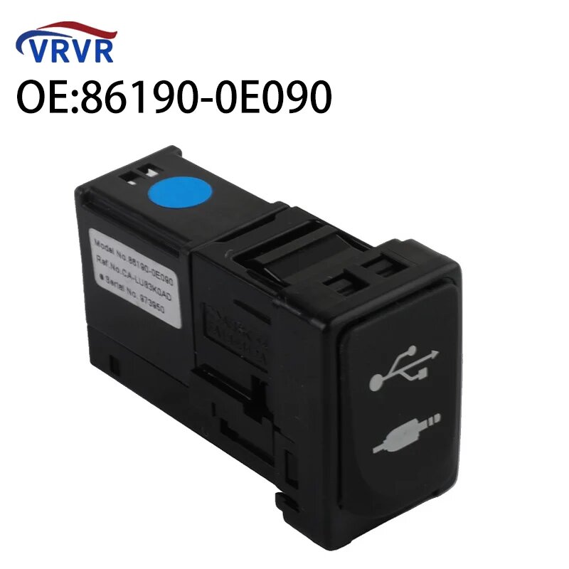 Автомобиль VRVR 861900 E090 86190-0E090 ФА 134342 Автомобильный автоматический аудиоинтерфейс AUX USB медиа-порт для Toyota HIGHLANDER